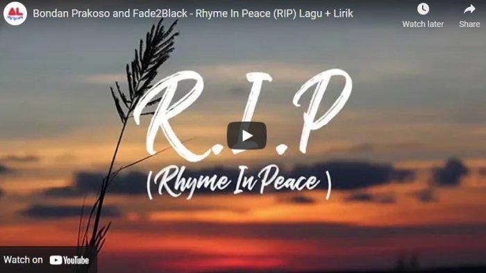 Chord Kunci Gitar dan Lirik RIP Rhyme In Peace Bondan Prakoso & Fade 2 ...