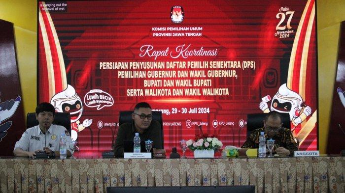 KPU Jateng Gelar Rakor Persiapan Penyusunan Daftar Pemilih Sementara Pilkada Serentak Tahun 2024 ...
