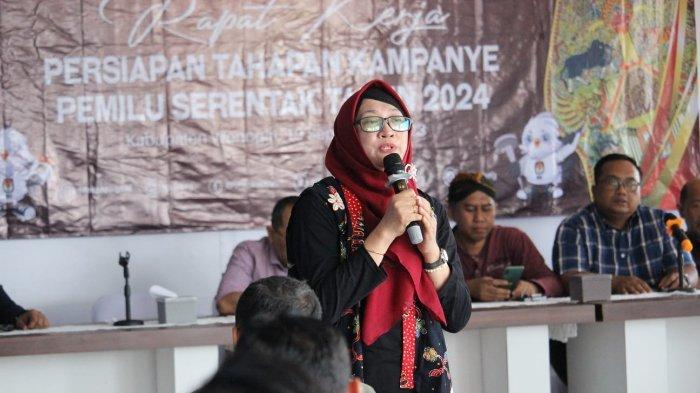 Rapat Kerja Persiapan Tahapan Kampanye Pemilu 2024 - Tribunjateng.com