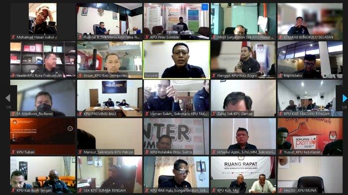 Rapat Persiapan Operasional Badan Adhoc PPK, PPS dan Pantarlih - Tribunjateng.com