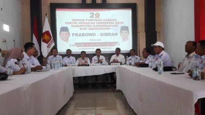 DPC Gerindra Karanganyar Usulkan Gibran Dampingi Prabowo - Tribunjateng.com