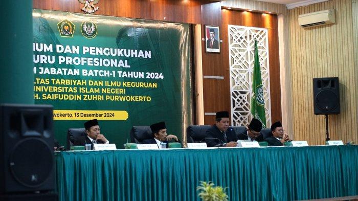 Pesan Penting Rektor UIN Saizu bagi 188 Guru PPG yang Dikukuhkan sebagai Guru Profesional ...