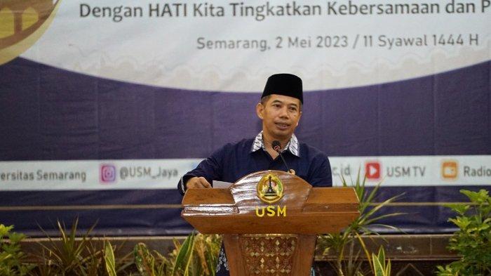 USM Gelar Halal Bi Halal, Rektor Ajak Bersatu dan Saling Rukun - Tribunjateng.com