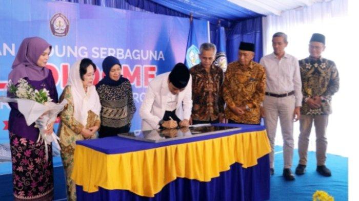 Rektor Undip Resmikan Muladi Dome - Tribunjateng.com