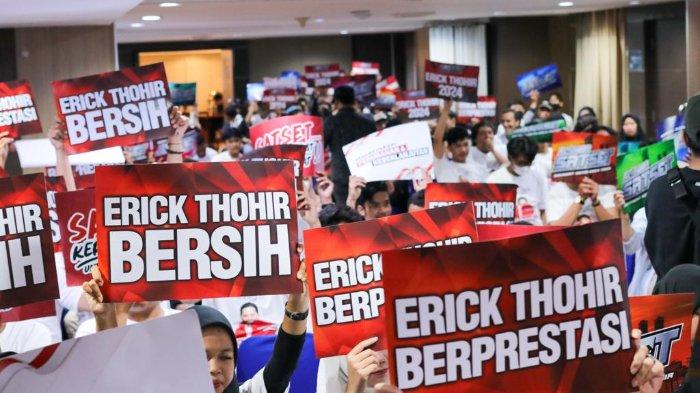 Relawan Ganjar dan Relawan Erick Thohir Saling Dukung untuk Pilpres 2024 - Tribunjateng.com