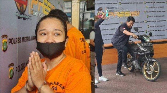 Resti Sosok Anak Pedangdut Imam S Arifin Sikat 17 Motor, Pakai Kerudung ...