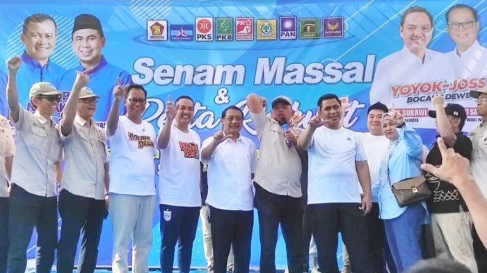 Ribuan Peserta ikuti Senam Massal Deklarasi Pemenangan 02 di Pedurungan ...