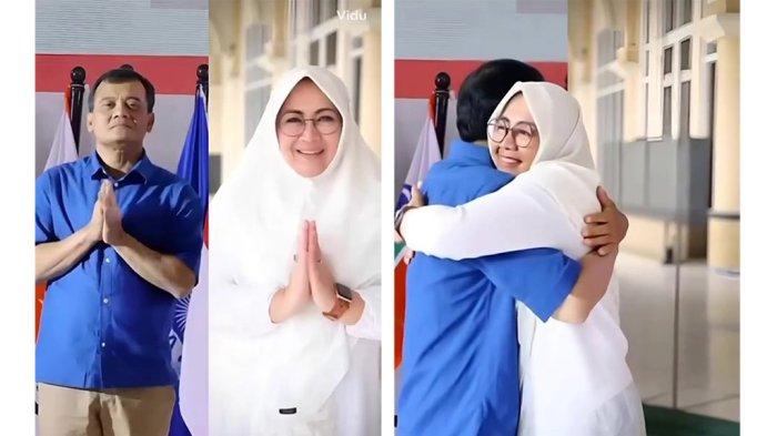 Rindu Ahmaf Luthfi ke Mendiang Istri, Buat Video AI Gabungkan Fotonya Peluk Nurina Mulkiwati ...