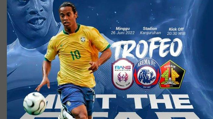 Harga Tiket Nonton Ronaldinho Berseragam RANS FC kontra Arema FC di ...