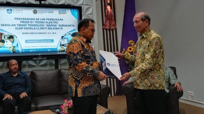 STT Warga Surakarta Buka Prodi Baru S1 Teknik Elektro, Ini ...