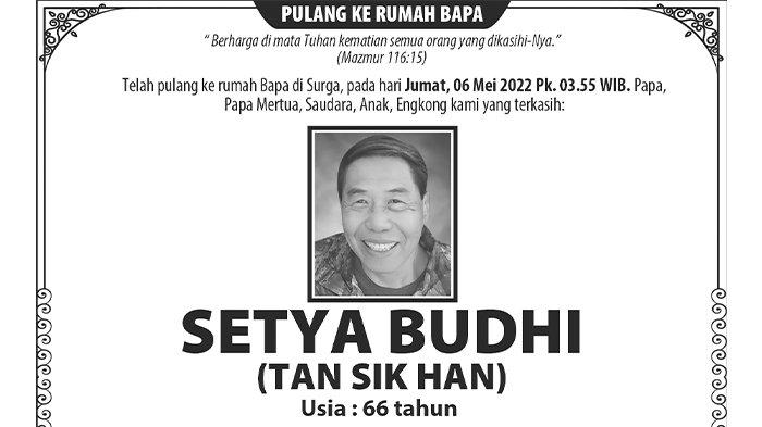 Kabar Duka, Setya Budhi Meninggal di Semarang - Tribunjateng.com