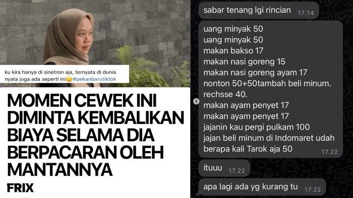 Viral Isi Chat Pria Minta Mantan Kembalikan Uang Saat Pacaran, Ngaku Sudah Habis Rp 473 Ribu ...