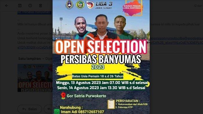 Persibas Banyumas Cari 24 Pemain Terbaik Untuk Kompetisi Liga 3 ...