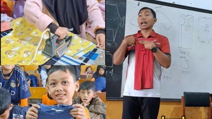 Sosok Dede Sulaeman, Guru Olahraga Yang Viral Mengajarkan Muridnya Menyetrika Baju di Sekolah ...