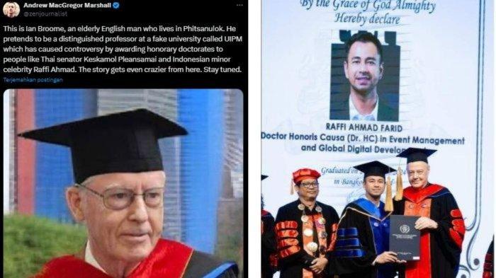Sosok Ian Broom, Pejabat UIPM Pemberi Gelar Doktor Raffi Ahmad Ternyata ...
