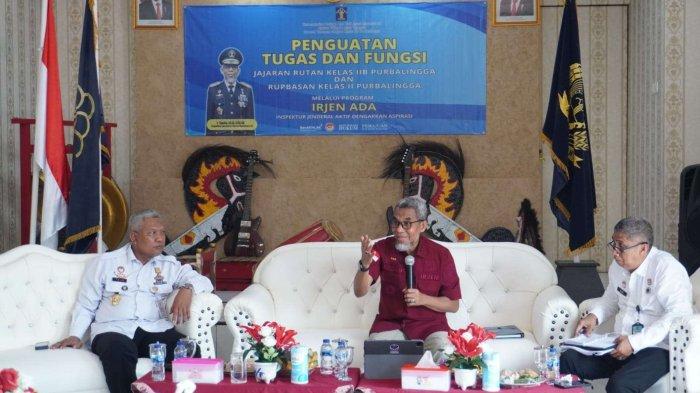 Serap Aspirasi Jajaran di Rutan Purbalingga, Irjen Razilu Jelaskan Soal ...