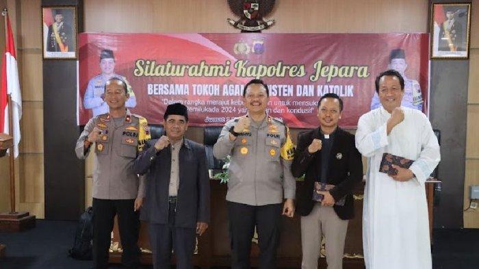 Polres Jepara Gandeng Tokoh Agama Kristen dan Katolik, Wujudkan Pilkada 2024 Aman dan Damai ...