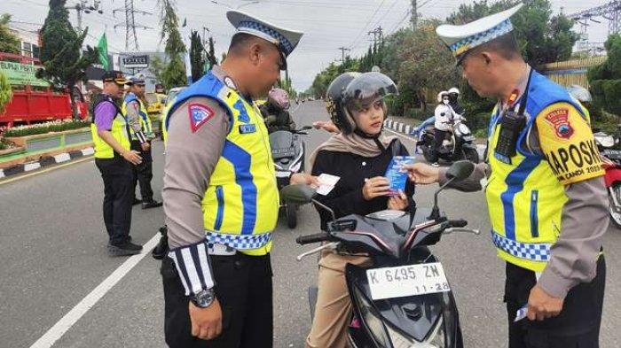 Satlantas Polres Wonosobo Gelar Sosialisasi Tertib Lalu Lintas - Tribunjateng.com