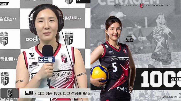 Sosok Noh Ran, Libero Red Sparks yang Jadi MVP Saat Lawan IBK Altos di Liga Voli Korea - Halaman ...