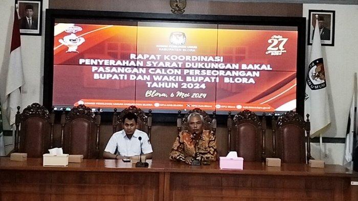 KPU Blora Umumkan Syarat Calon Bupati dan Wakil Bupati Jalur Perseorangan - Tribunjateng.com