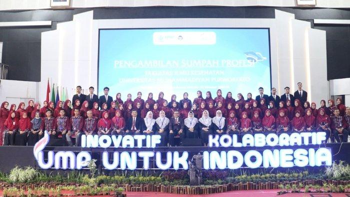 Sumpah Profesi FIKES UMP: Mahasiswa Berkualitas Siap Menyebarkan Kesehatan - Tribunjateng.com