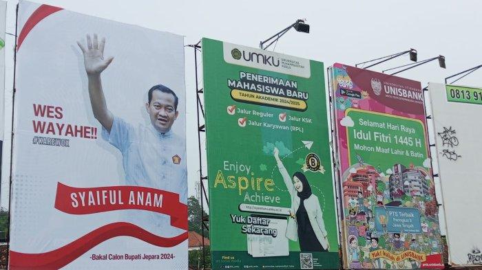 Beredar Baliho Syaiful Anam Bacabup Jepara, Gerindra: Bukan Kader, Tak ...