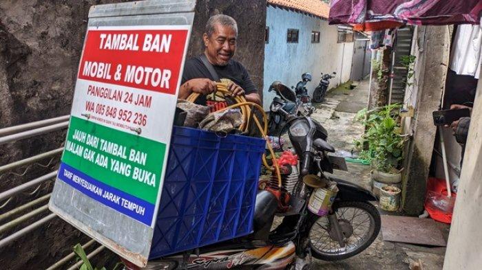 Kisah Paryanto Tambal Ban Keliling Semarang, Sulap Motornya Jadi ...