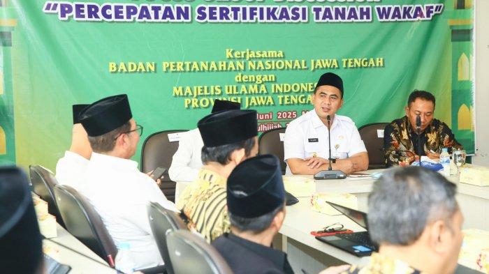 Taj Yasin Dorong Percepatan Pensertifikatan Tanah Wakaf di Jawa Tengah - Tribunjateng.com