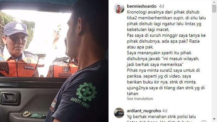 Viral Oknum Petugas Dishub Larang Sopir Merekam Video Saat Penilangan, Sampai Ancam UU ITE ...