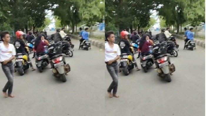 Bentrok Geng Motor vs Pemuda Pesta Miras di Makassar, Saling Serang Pakai Busur Panah dan Batu ...