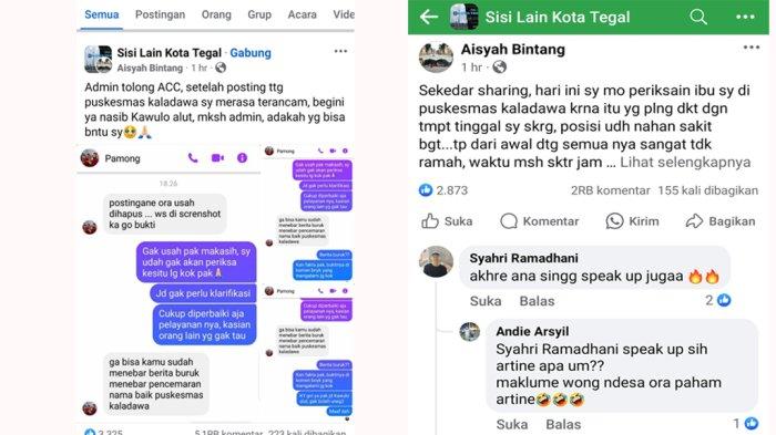 Ibu Pemilik Akun Facebook yang Curhat Layanan Puskesmas Kaladawa Tegal Buka Suara - Tribunjateng.com