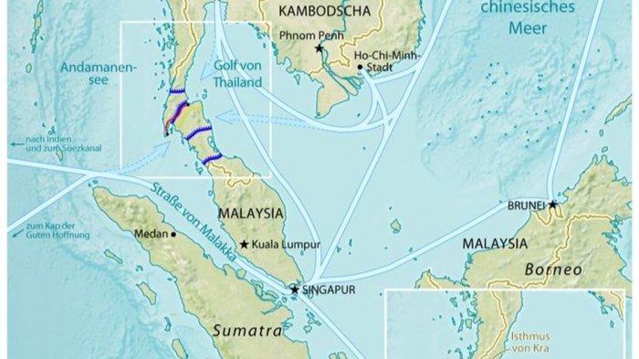 Pembangunan Jalur Alternatif Selat Malaka Oleh Thailand Ancam Jalur ...