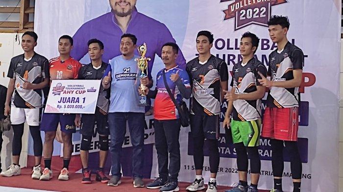 Tim Voli Lemousine juara Turnamen Bola Voli AHY Cup 2022 - Tribunjateng.com