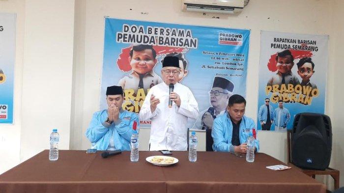 Pemuda Barisan Kota Semarang Gelar Doa Bersama Menangkan Prabowo - Gibran - Tribunjateng.com