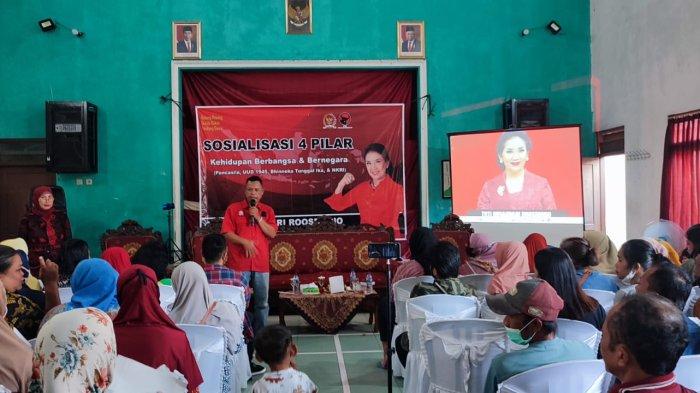 Tuti N Roosdiono Sosialisasikan 4 Pilar Bersama Ibu-ibu di Kecamatan Sidomukti - Tribunjateng.com