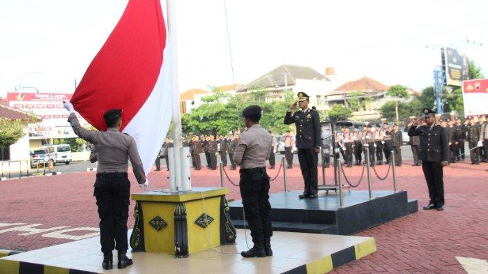 Polres Jepara Gelar Upacara Peringati Hari Lahir Pancasila Tahun 2024 - Tribunjateng.com