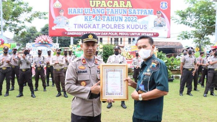 Upacara HUT ke-42 Satpam di Kudus, Sinergitas Satpam dan Polri, Peduli Untuk Sesama ...