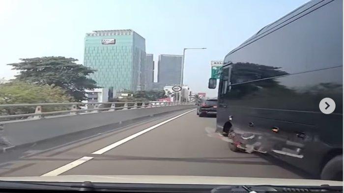 Viral Pengemudi Bus TNI Arogan Menyerobot Pengendara Lain Melewati ...