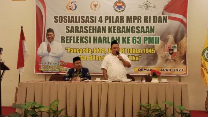 Harlah 63 PMII di Demak, Fathan Subchi Dorong Para Aktivis Pertajam Arah Perjuangannya ...