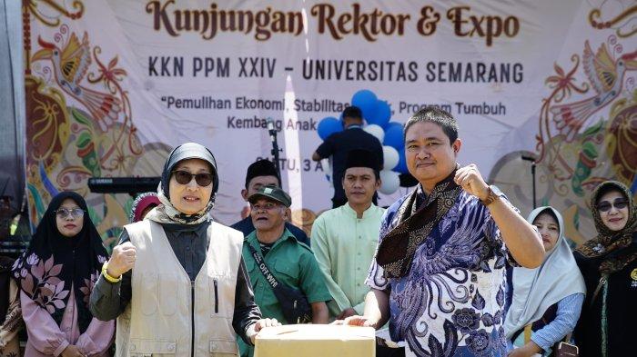 USM Gelar Kunjungan Rektor dan Expo UMKM pada KKN PPM ke-24 - Tribunjateng.com