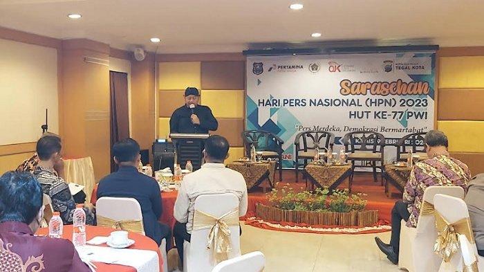 PWI Kota Tegal Gelar Sarasehan HPN 2023, Ini Pesan Dedy Yon untuk Insan ...