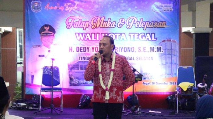Dedy Yon Berpamitan Dengan Masyarakat Tegal Selatan - Tribunjateng.com