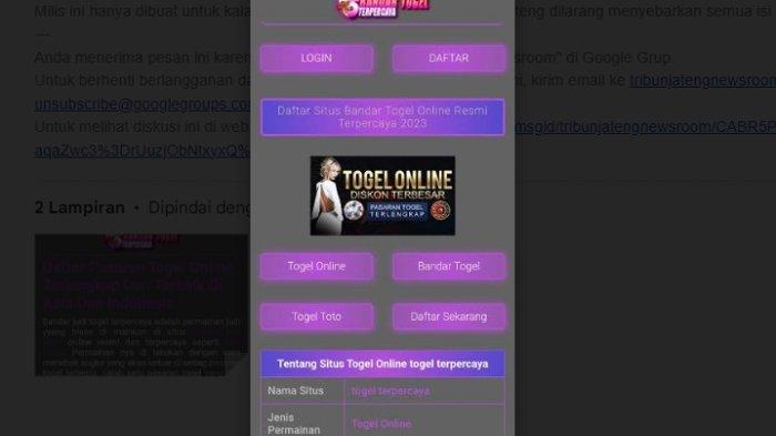 BREAKING NEWS : Website Desa Tanggel Blora Berubah Jadi Situs Judi Online Diduga Kena Hacker ...