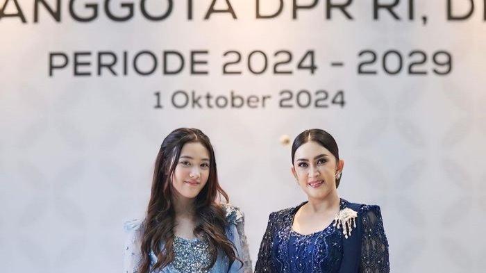 Potret Nafa Urbach Dilantik Jadi Anggota DPR RI, Netizen Salfok Pesona Putrinya: Cantik Banget ...