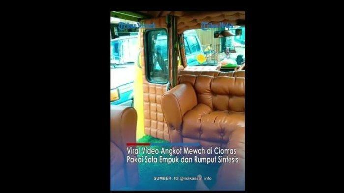 Viral Angkot Mewah, Interiornya Berisi Sofa Empuk Ala Sultan ...