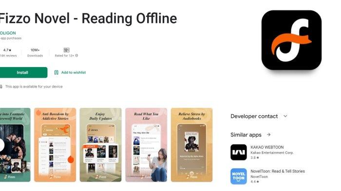 Nilai Tukar Koin Aplikasi Penghasil Uang Fizzo Novel, Mulai Rp 10 ...