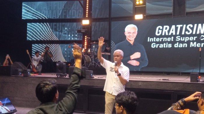 Ganjar Janji Siap Fasilitasi Internet Gratis untuk Pelajar dan UMKM - Tribunjateng.com