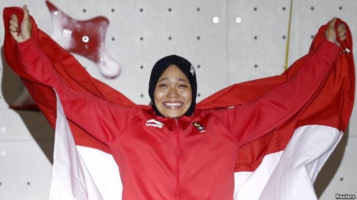 Rahasia Sukses Aries Susanti Juara Dunia Panjat Tebing 4 Kali, Ternyata Selalu Bawa Tempe ...