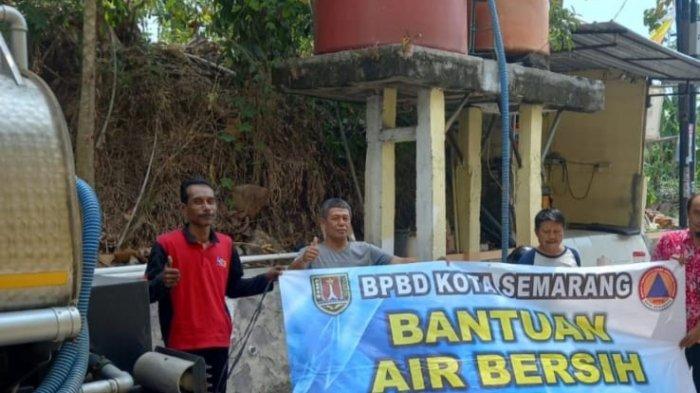 Enam Kelurahan di Semarang Dilanda Kekeringan, BPBD Gencar Droping Air Bersih - Tribunjateng.com