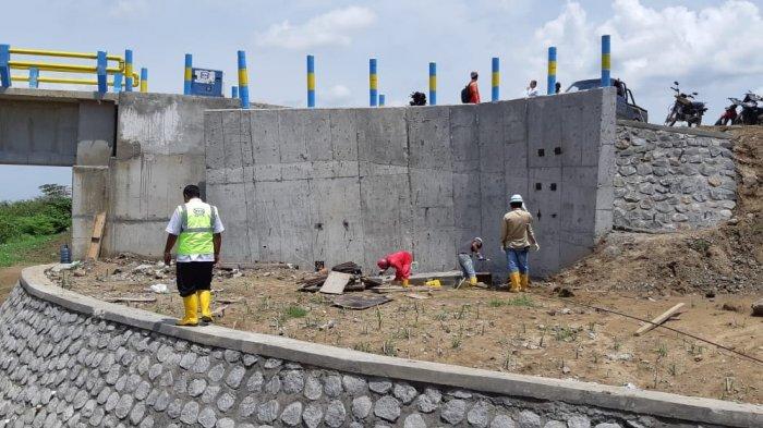 Talud Jembatan Singopadu Demak yang Ambrol Akhirnya Diperbaiki - Tribunjateng.com